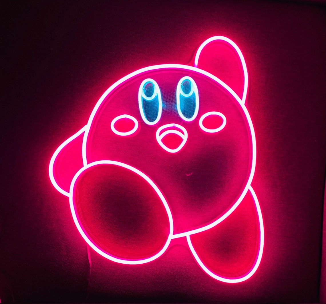 Kirby Neon Sign/ Kirby Sign/ Neon Sign / LED Neon Sign/ Wall - Etsy UK