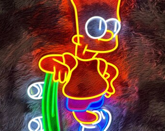 Neon Sign Simpsons - Etsy