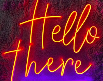 Neon Sign Hell Here - Etsy
