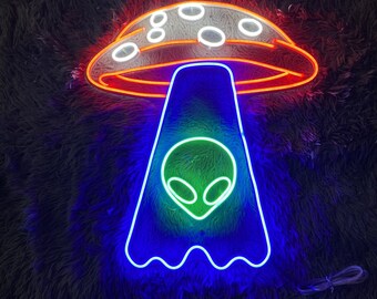 Led Neon Sign Ufo - Etsy