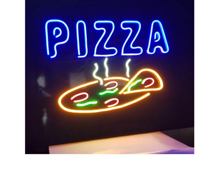 Home & Living Night Lights Food neon sign Pizza led sign neon sign ...