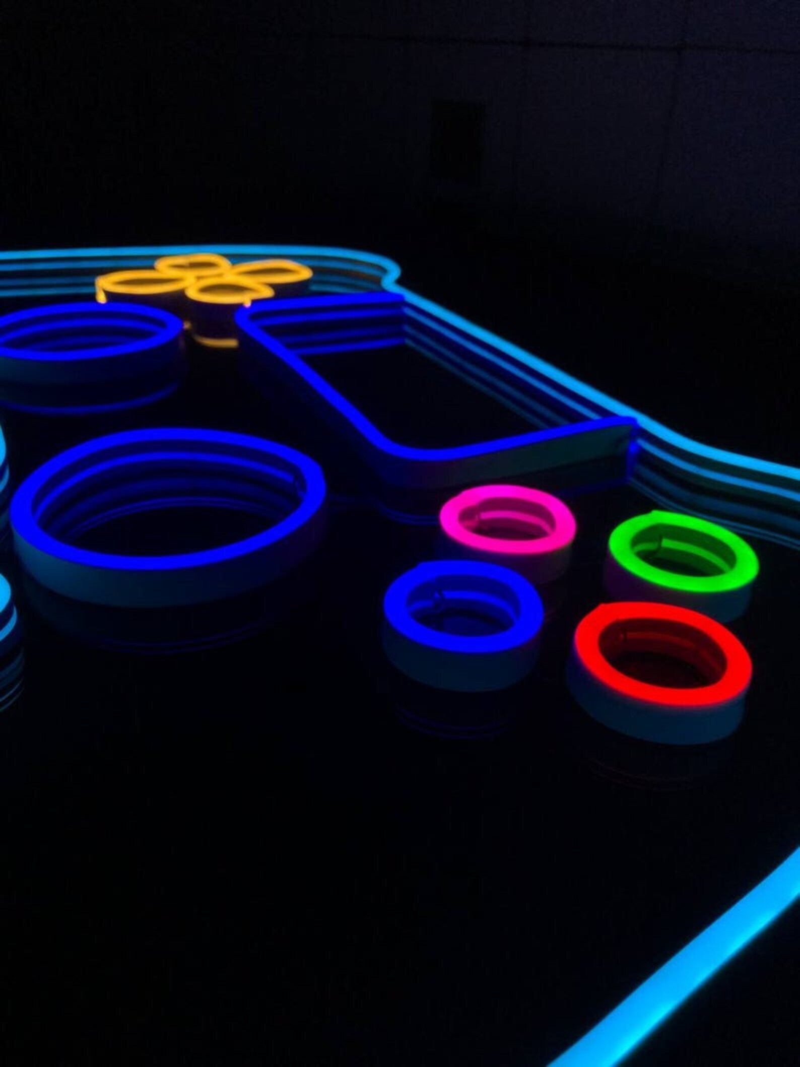 Joystick Neon Sign / Room Home Custom Text Flex Led Neon Light | Etsy