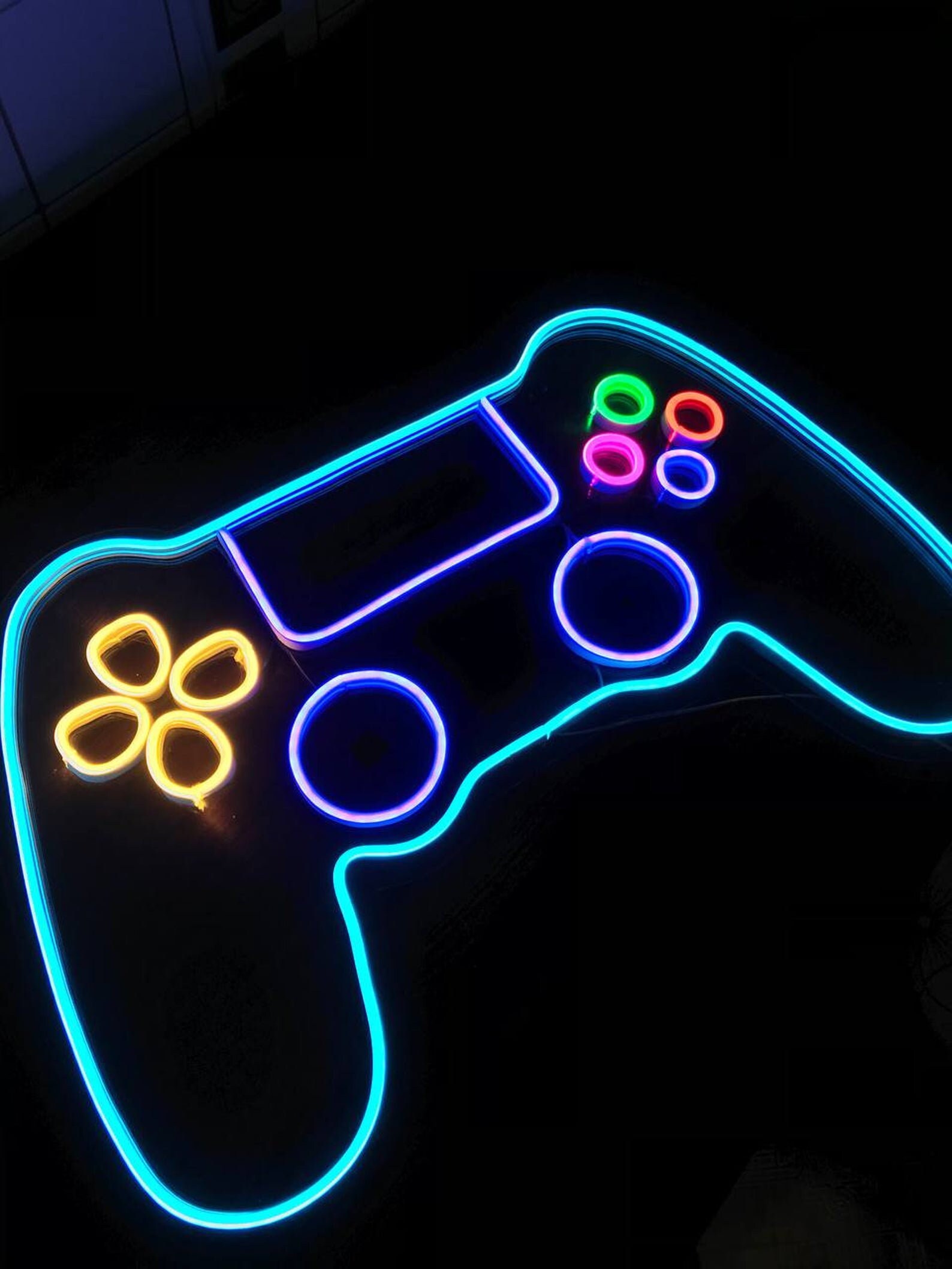 Joystick Neon Sign / Room Home Custom Text Flex Led Neon Light | Etsy