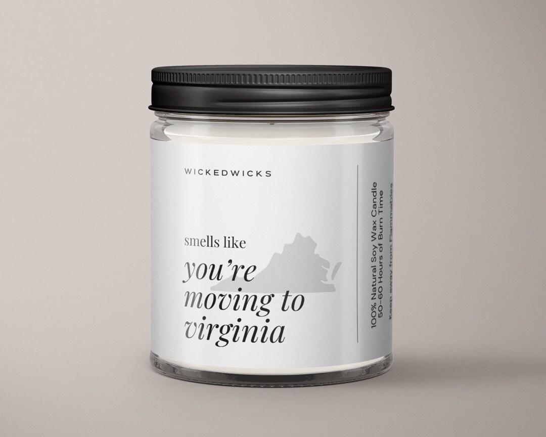 Smells Like You're Moving to Virginia Soy Candle Virginia - Etsy