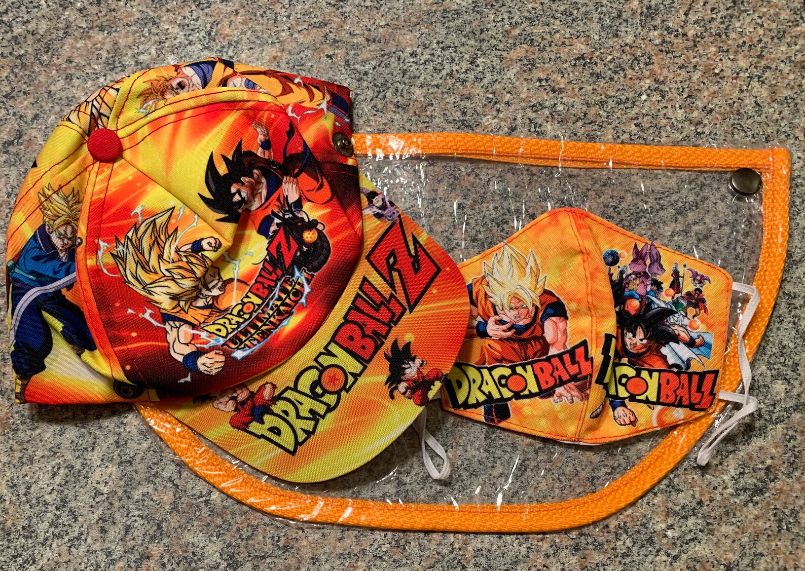 Kids Dragon ball z hat/mask/shield combo | Etsy