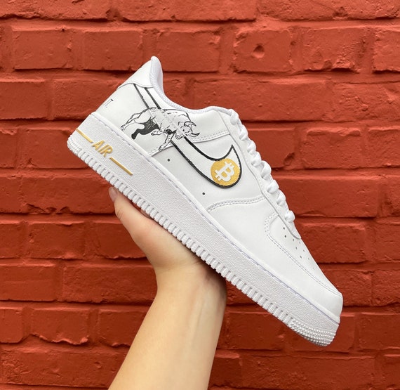 Nike Air Force 1 X Bitcoin Custom Sneaker - Etsy