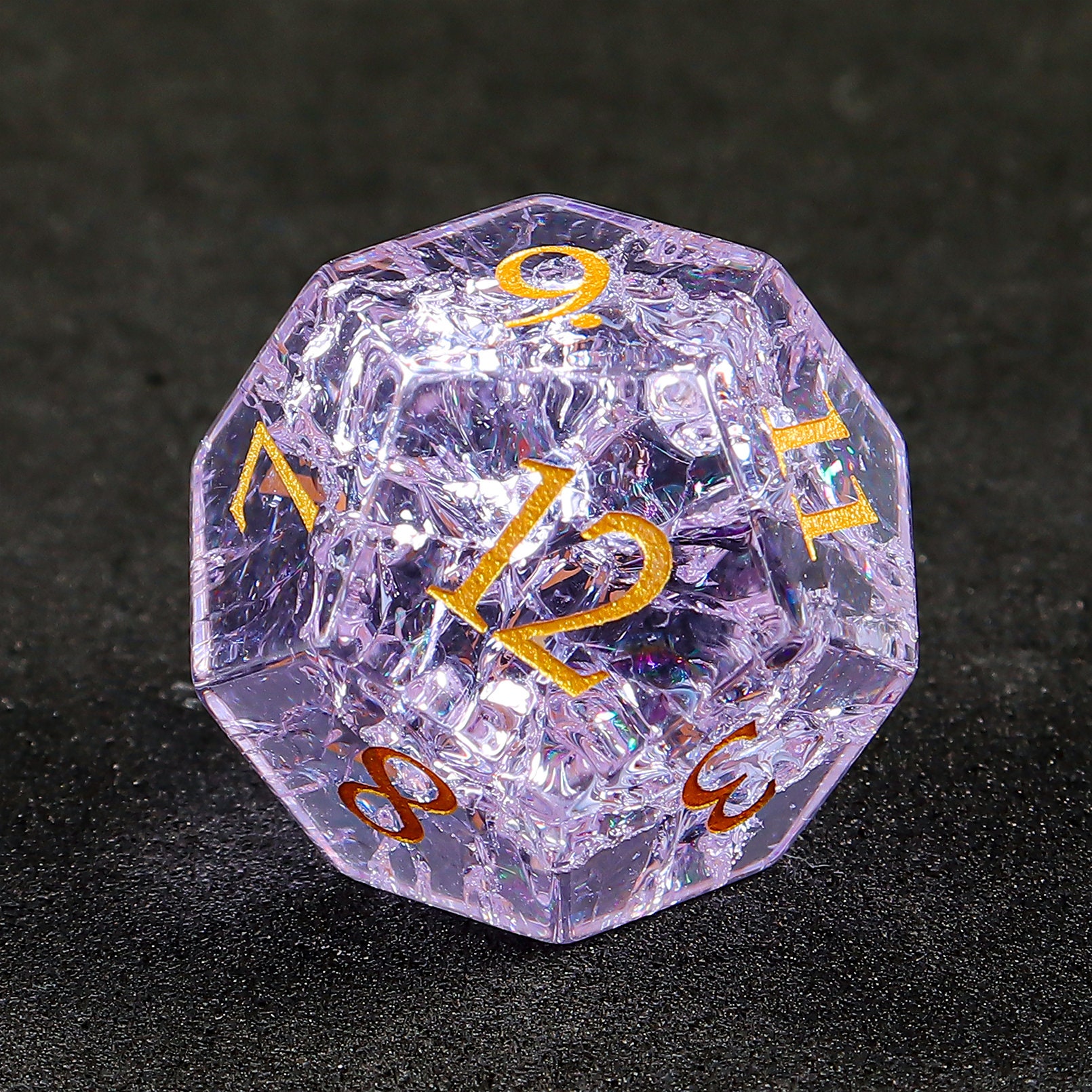 Dnd Dice Set Blast Purple Set -dnd Gift RPG Game Zelda Triforce Style ...