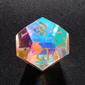 Fantastic Dnd Glass Dice Set |gemstone Dice Set| - Etsy