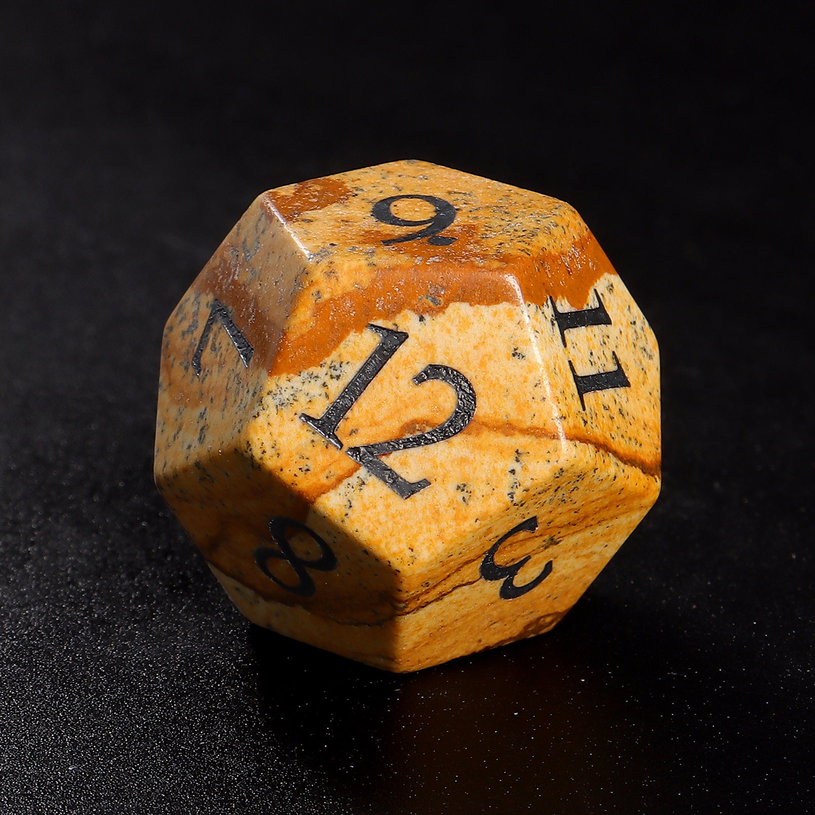 Natural African Picture Stone Dice Set Desert Stone Dice Set stone ...