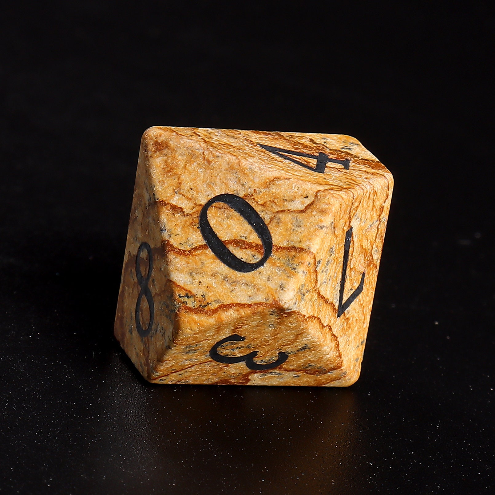 Natural African Picture Stone Dice Set Desert Stone Dice Set stone ...