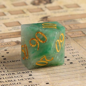 Natural African Jade Dnd Dice Set |gemstone Dnd Dice Set| Dungeons and ...