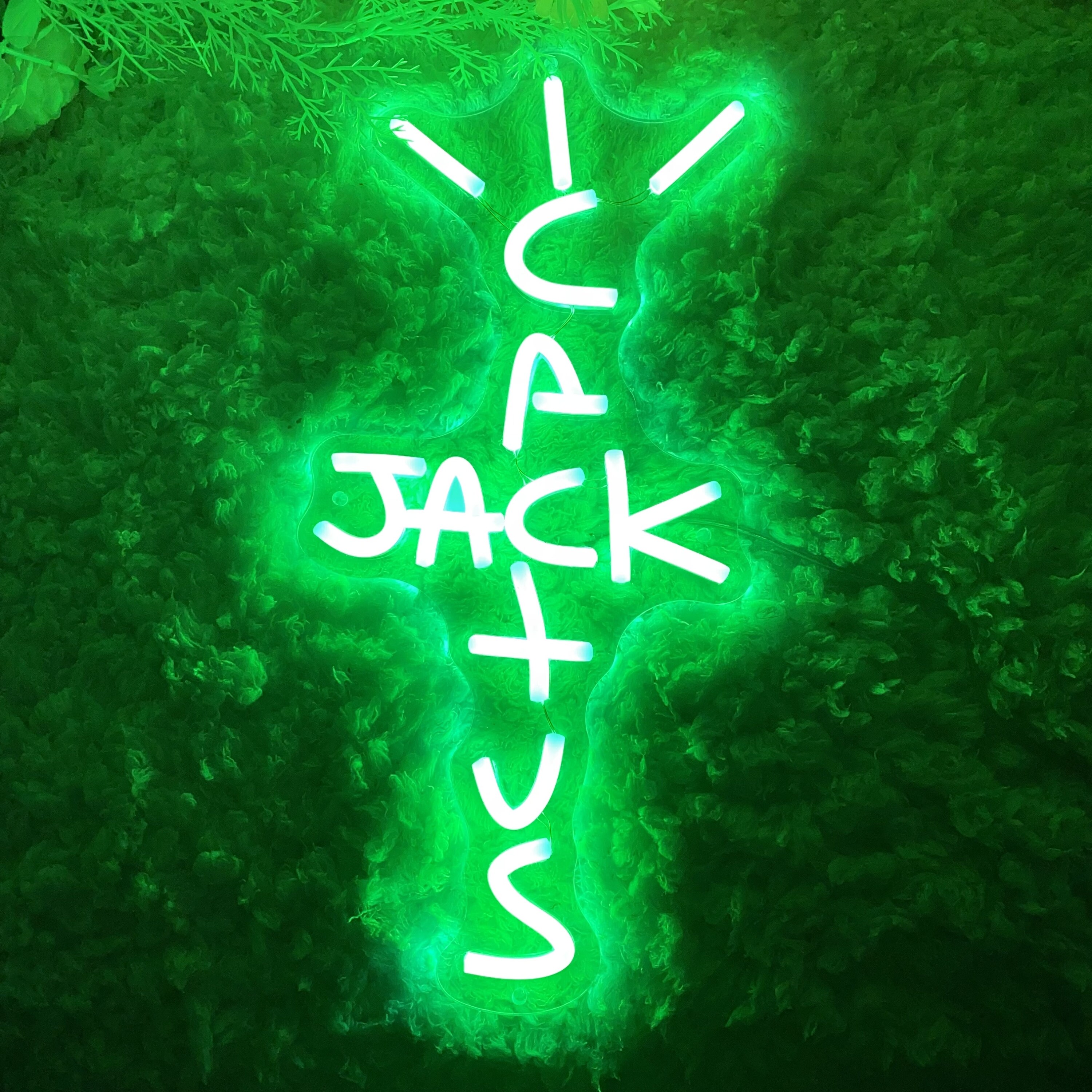 Cactus Jack Neon Sign, Cactus Jack, Rap Poster, Disco Ball Decor ...