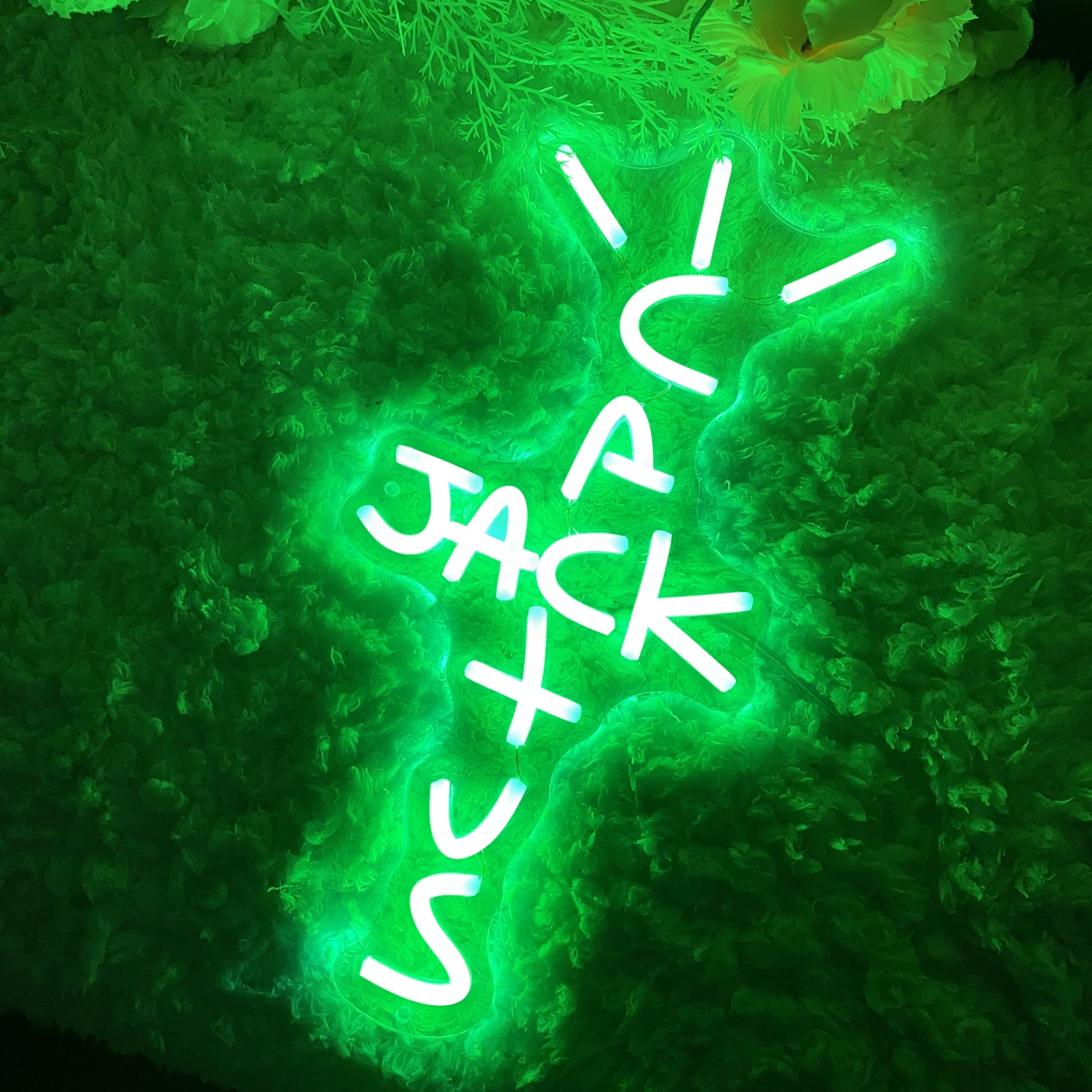 Cactus Jack Neon Sign, Cactus Jack, Rap Poster, Disco Ball Decor ...