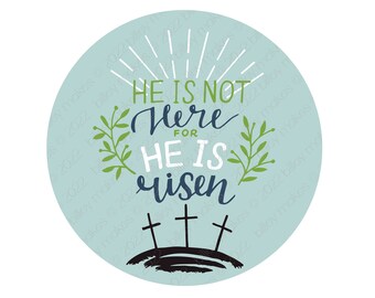 He is Risen Svg - Etsy