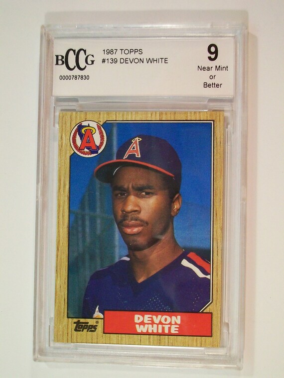 1987 Topps Devon White 139 Baseball Trading Card Slabbed by - Etsy