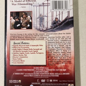 Hanover Street, DVD, Harrison Ford, Lesley-anne Down - Etsy