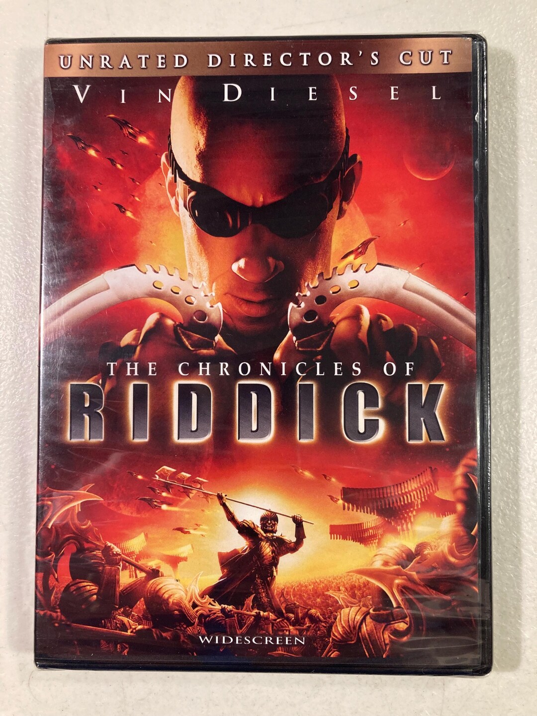 Vin Diesel the Chronicle of Riddick DVD, New Unrated Director’s Cut - Etsy