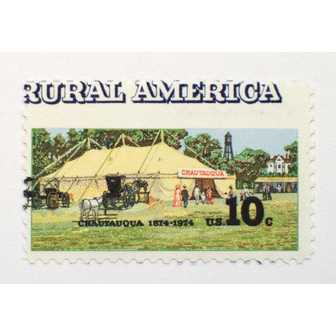 1974 US Rural America, 10c, Scott #1505, Rare Misregistration Printing ...