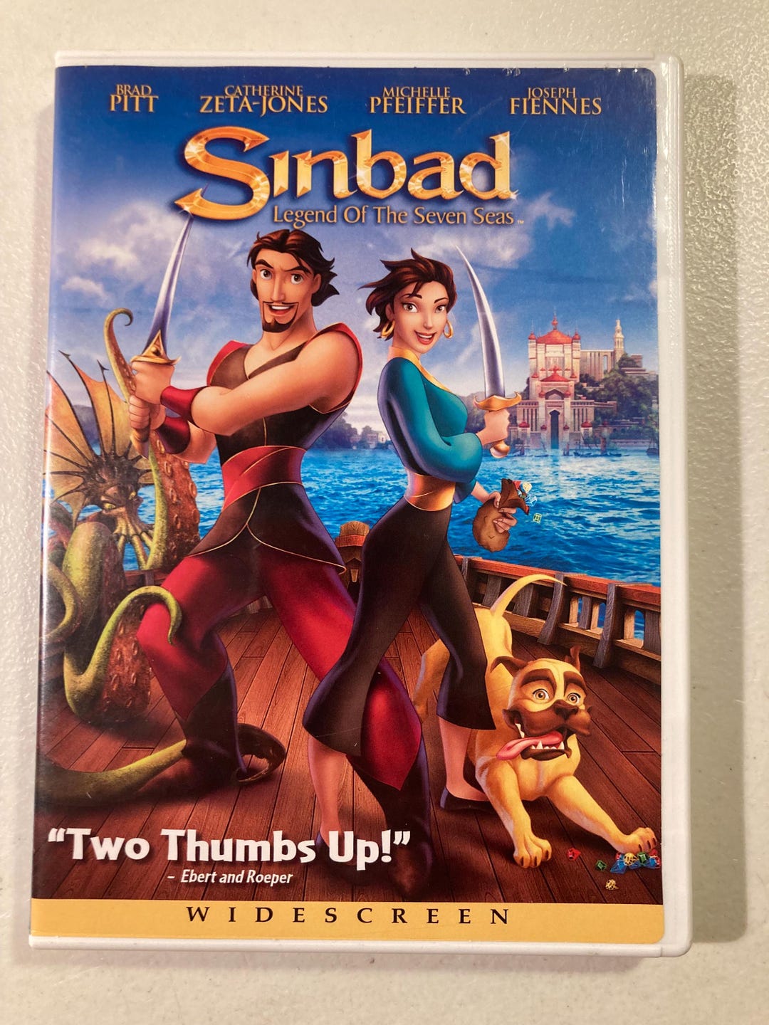 Sinbad Legend of the Seven Seas, Dreamworks DVD - Etsy