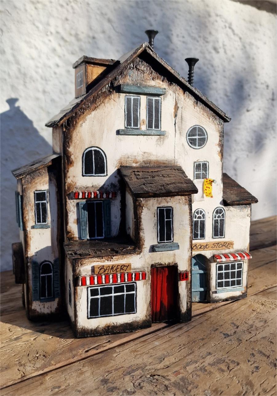 Handmade Wooden Miniature House - Etsy