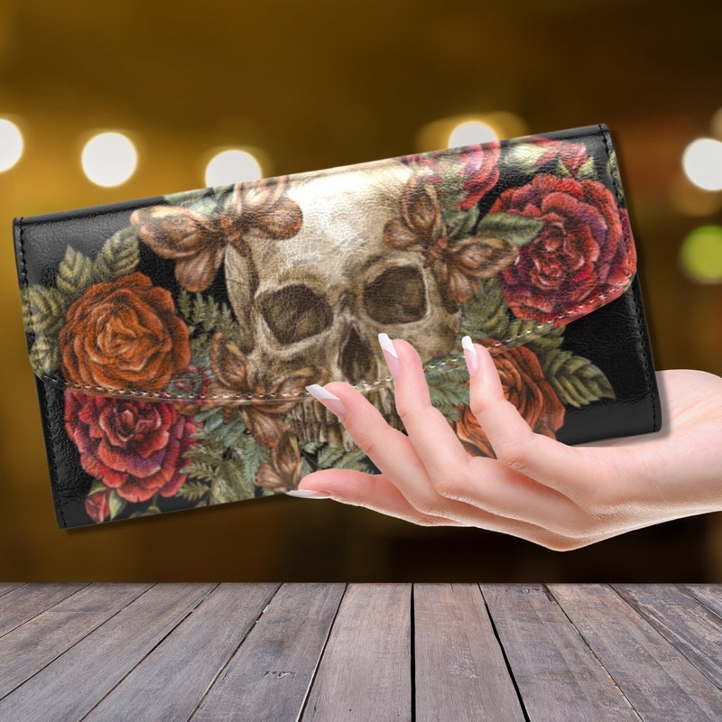Skull Wallet - Etsy
