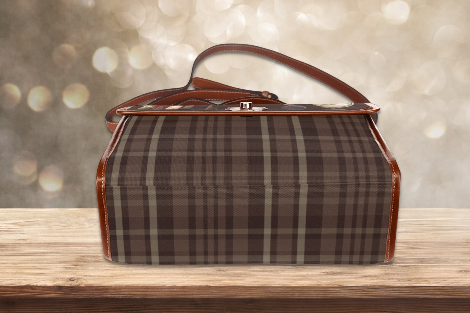 The Academic Retro Canvas Satchel Bag, Dark Academia Bag, Crossed Body ...