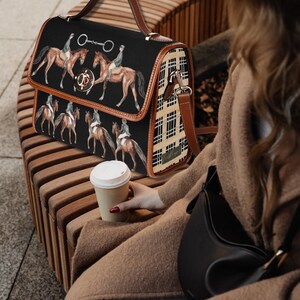Equestrian Satchel Handbag, Horse Riding Gift, Cottagecore Bag - Etsy