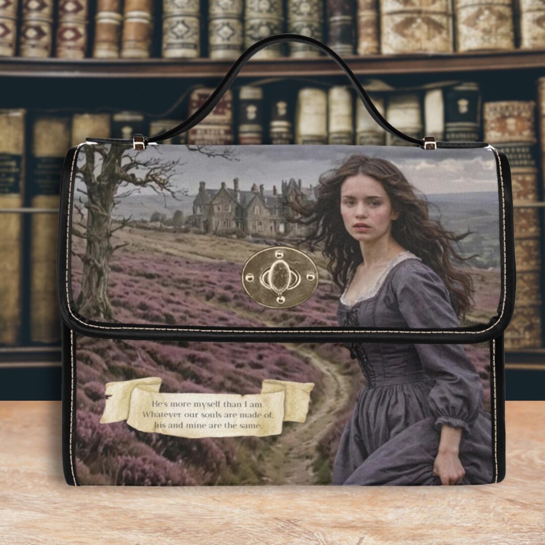 Wuthering Heights Satchel Bag Purse, Emily Bronte Book Bag, Heathcliff ...