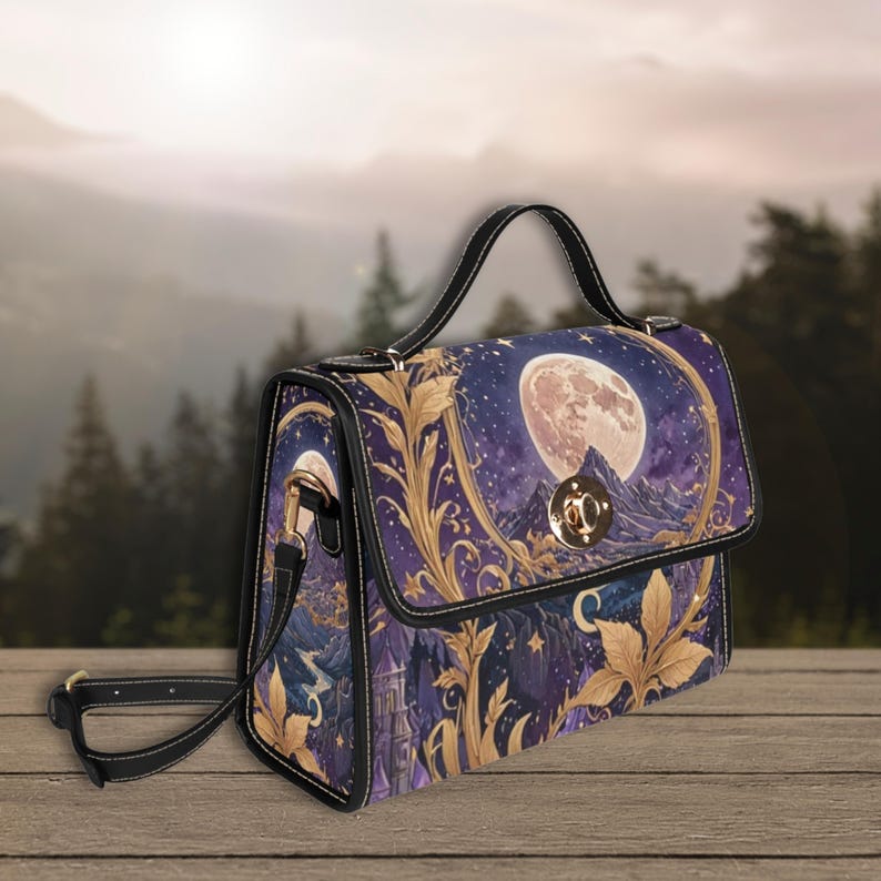Velaris City of Starlight Satchel Bag, Fantasy Top Handle Shoulder Bag ...