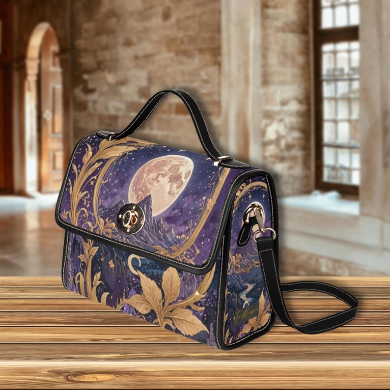 Velaris City of Starlight Satchel Bag, Fantasy Top Handle Shoulder Bag ...
