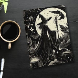 Witches Gothic Planner Cover & Insert Pages, Ring Binder Notebook A5 ...