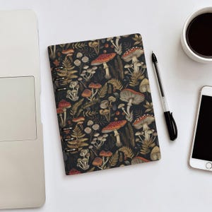 Mushrooms Forestcore Binder Cover & Insert Pages, Ring Binder Notebook ...