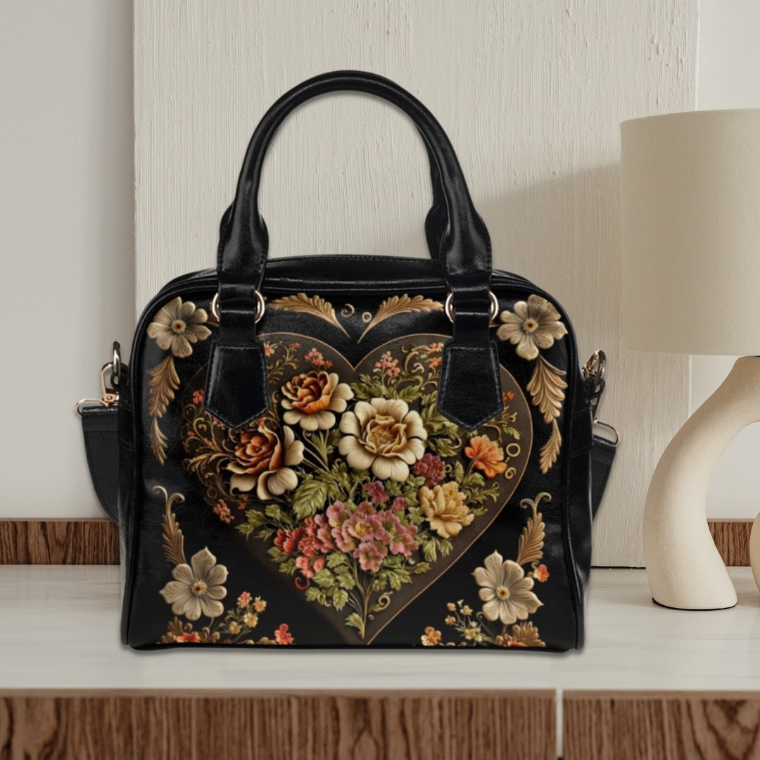 Dark Academia Vintage Victorian Bowler Handbag, Gothic Top Handle Bag ...