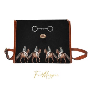 Equestrian Satchel Handbag, Horse Riding Gift, Cottagecore Bag - Etsy