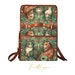 Cottagecore Boho Cats Green Satchel Handbag, Witchy Cat Bag, Ginger Cat ...