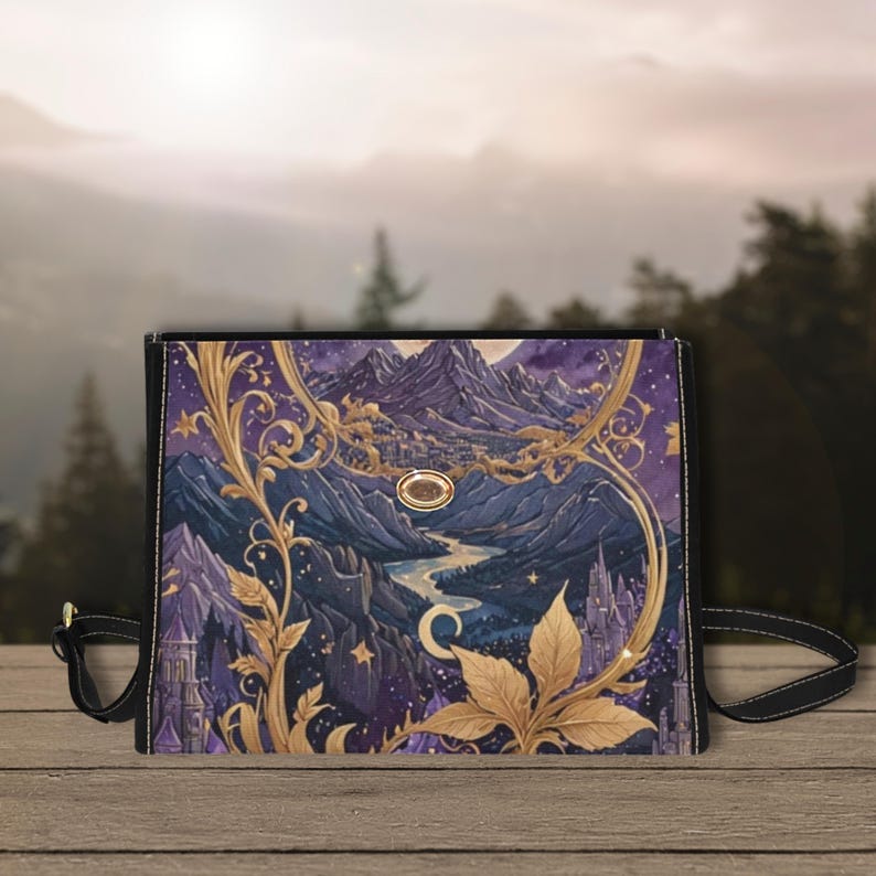 Velaris City of Starlight Satchel Bag, Fantasy Top Handle Shoulder Bag ...