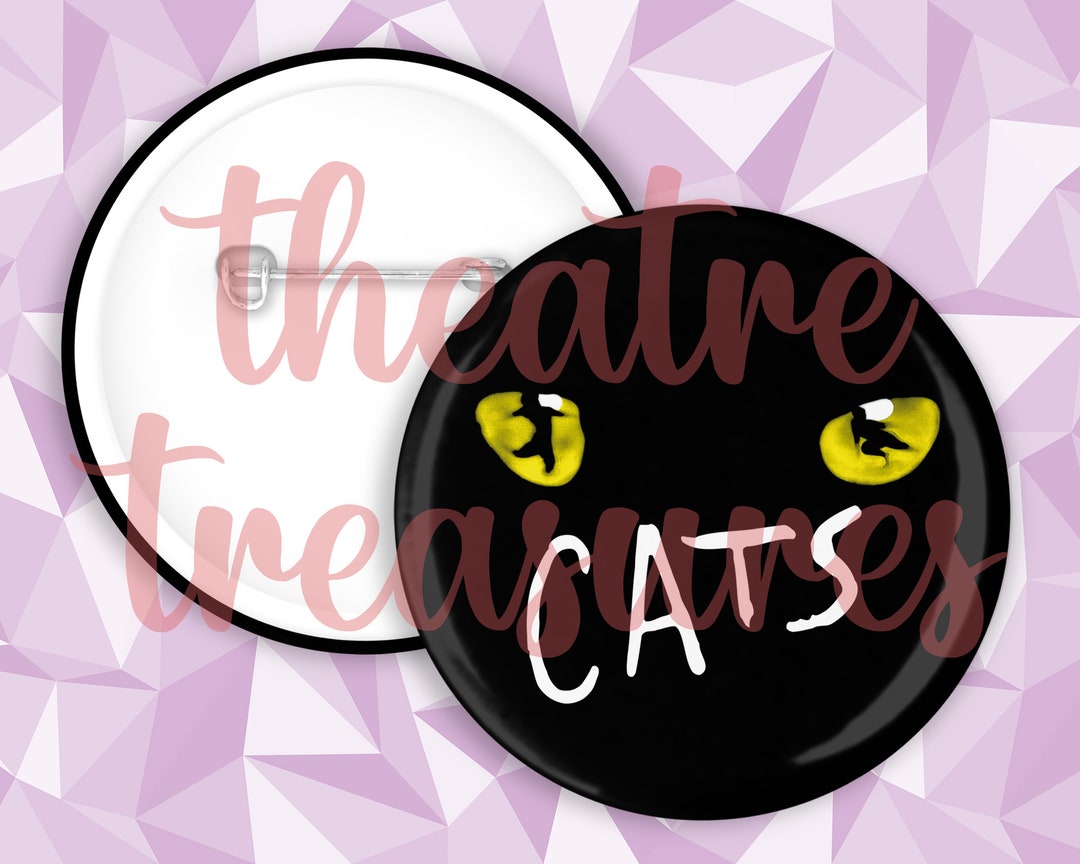 Cats Badge | Handmade Musical Theatre Gift - Etsy