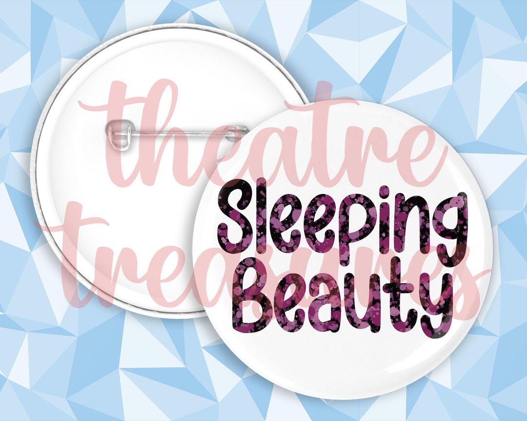 Panto Badge | Sleeping Beauty - Etsy