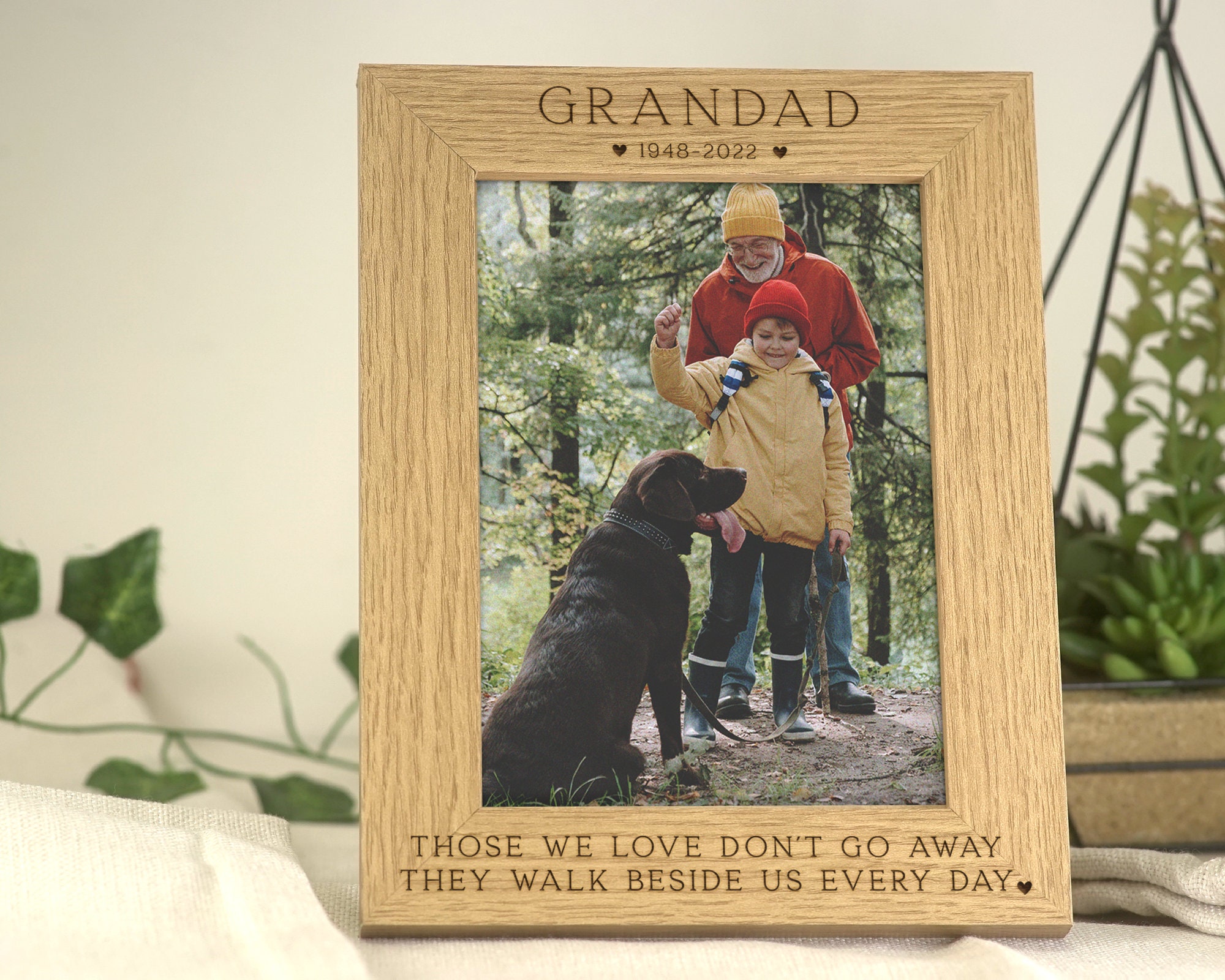 Memorial Photo Frame Loved One Memorial Keepsake Gift - Etsy