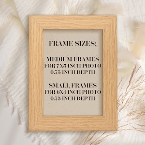 Personalised Custom Text Photo Frame | Engraved Photo Frame - Etsy