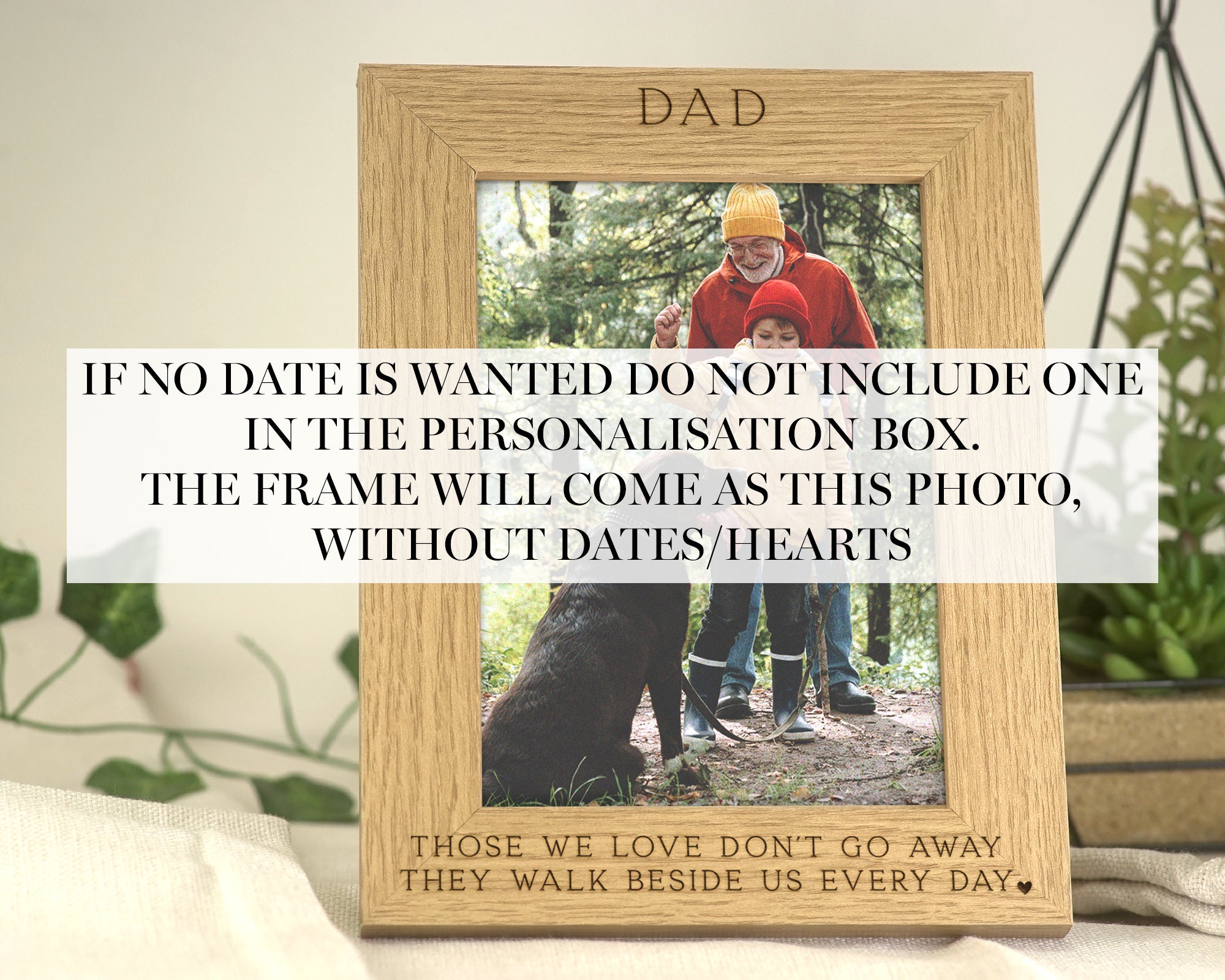 Memorial Photo Frame Loved One Memorial Keepsake Gift - Etsy