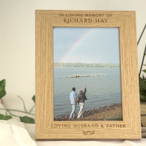 In Loving Memory of Dad Frame | Angel Loved One Memorial Keepsake Gift ...