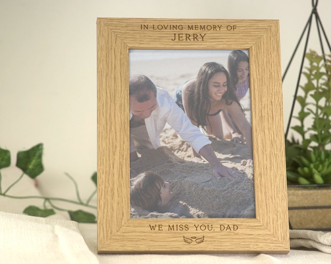 In Loving Memory of Dad Frame | Angel Loved One Memorial Keepsake Gift ...