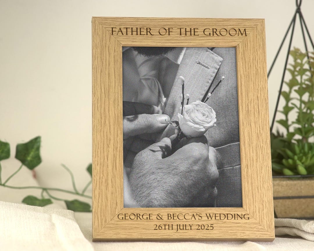 Father of the Bride Father of the Groom Wedding Favour | Custom ...