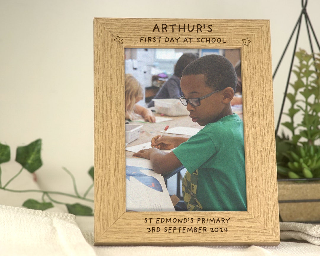 First Day of School Frame | My First Day of School Reception Class Gift ...