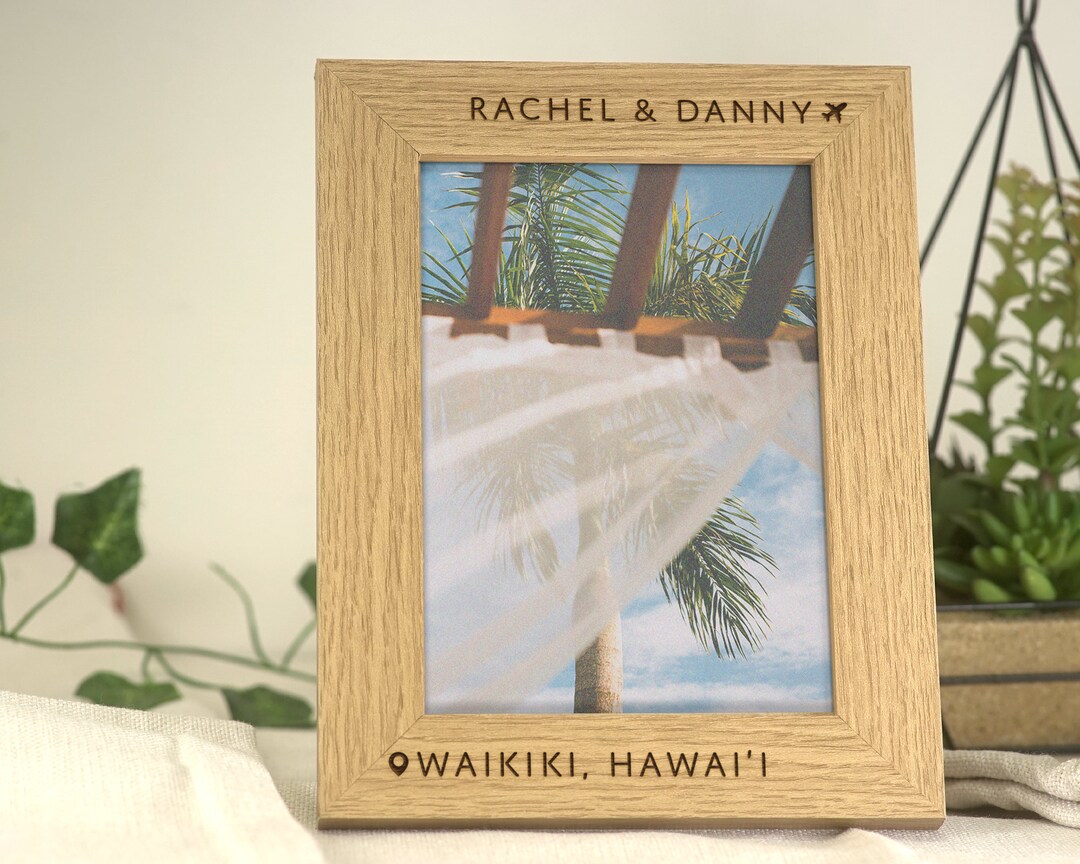 Holiday Destination Frame | Honeymoon Destination Holiday Memory Frame ...
