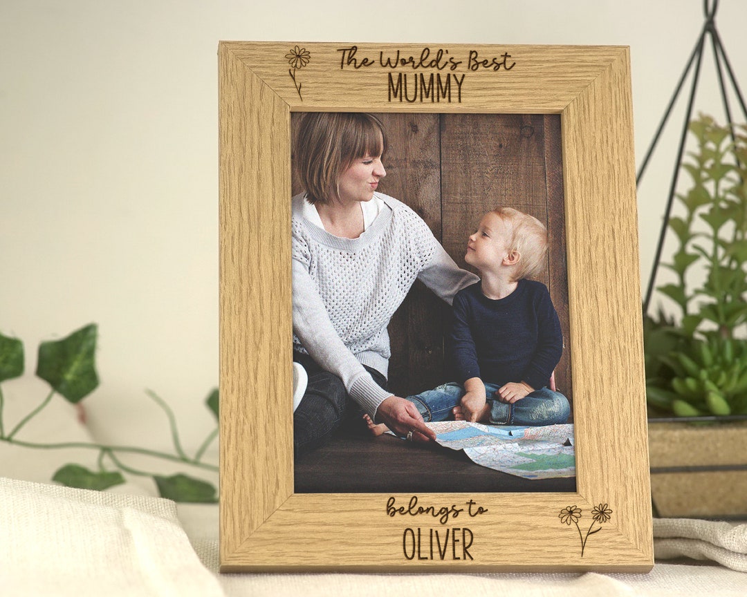 World's Best Mummy Gift | Frame for Mum Mummy Mama | Engraved ...