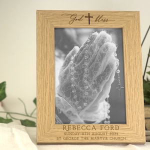 First Holy Communion Gift | God Bless First Communion Day Blessing ...