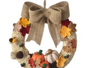 Autumn Wreath Crochet Pattern Halloween Crochet Pattern Fall - Etsy UK