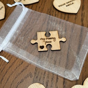 Personalized Wooden Puzzle Piece – "my Missing Piece" Engraving ...
